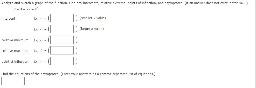 Solved by an EXPERT Analyze and sketch a graph of ﻿the function. Find any | Chegg.com
