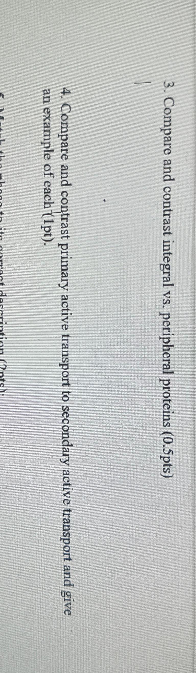 Solved Compare and contrast integral vs. ﻿peripheral | Chegg.com
