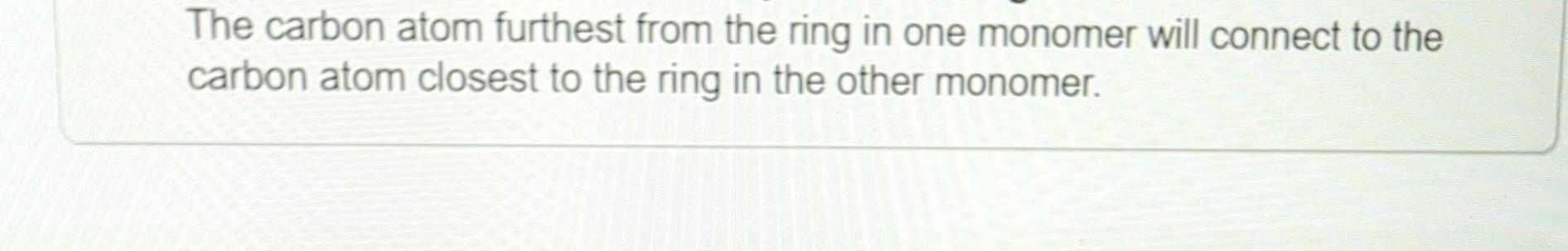 Styrene Polystyrene is an addition polymer formed | Chegg.com