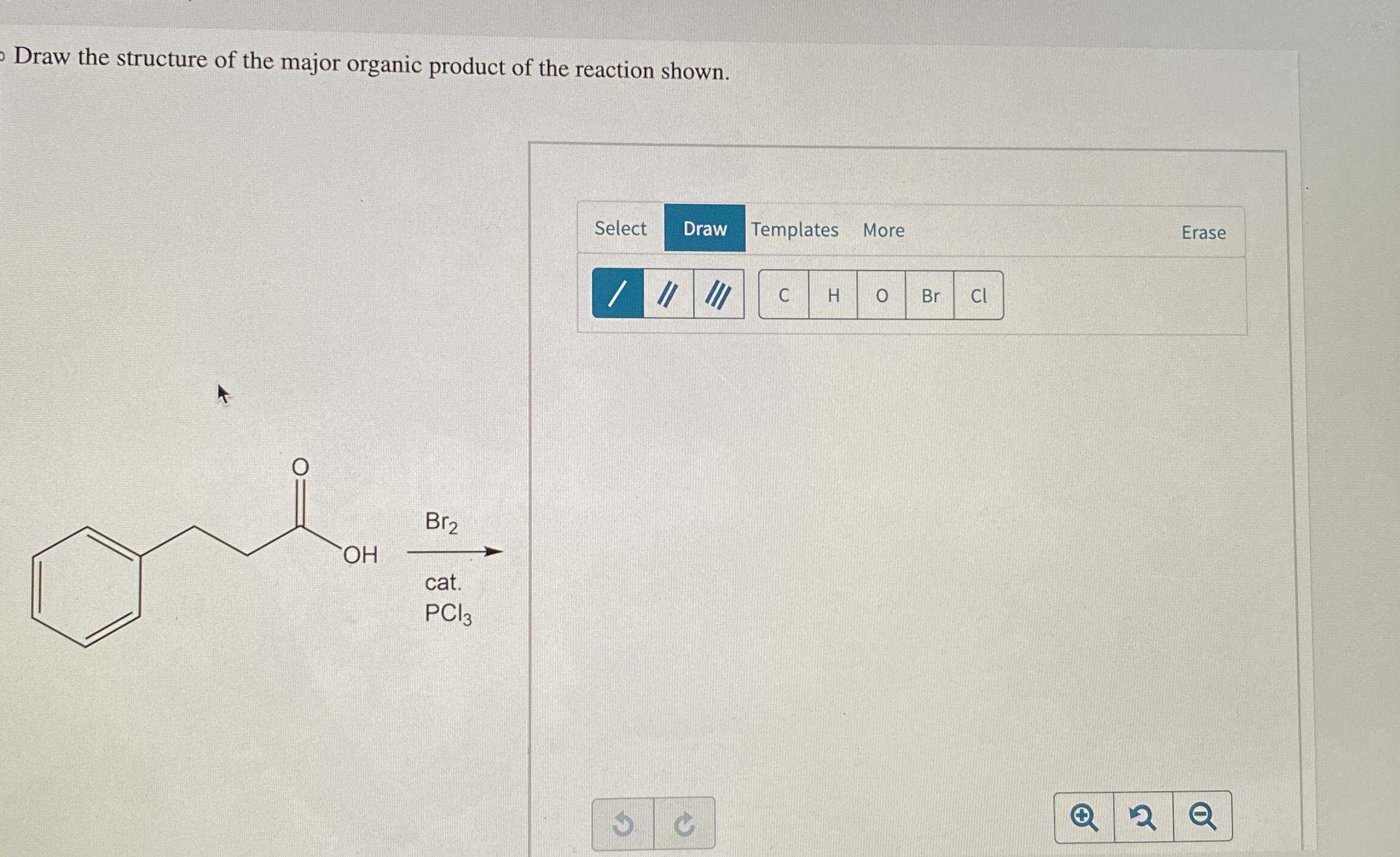 Solved Draw the structure of the major organic product of | Chegg.com