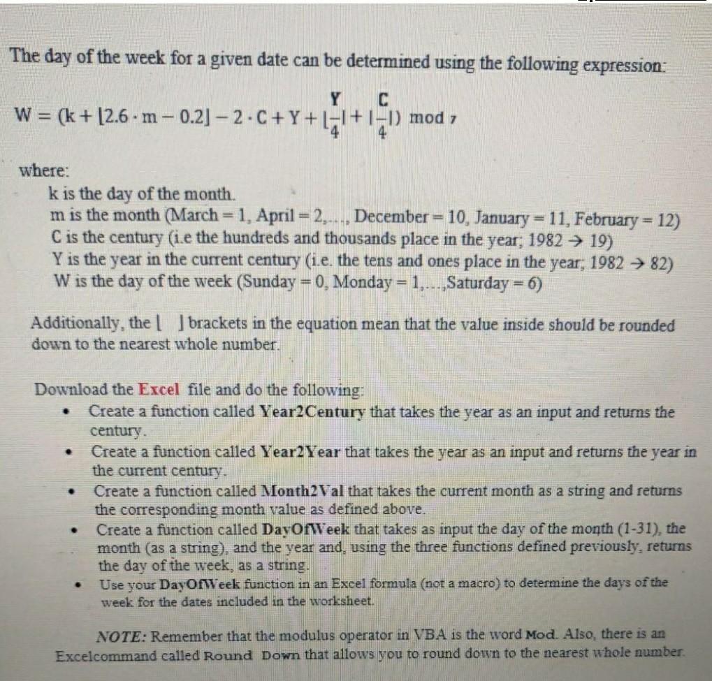 Solved EASY Excel VBA MACRO Code Please create/ code the | Chegg.com