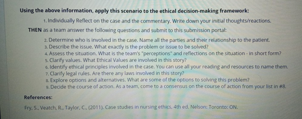 Solved Benefitting vs. Causing Harm - Is turning always | Chegg.com