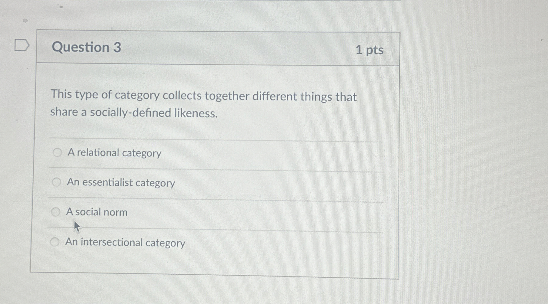 Solved Question 31 ﻿ptsThis type of category collects | Chegg.com