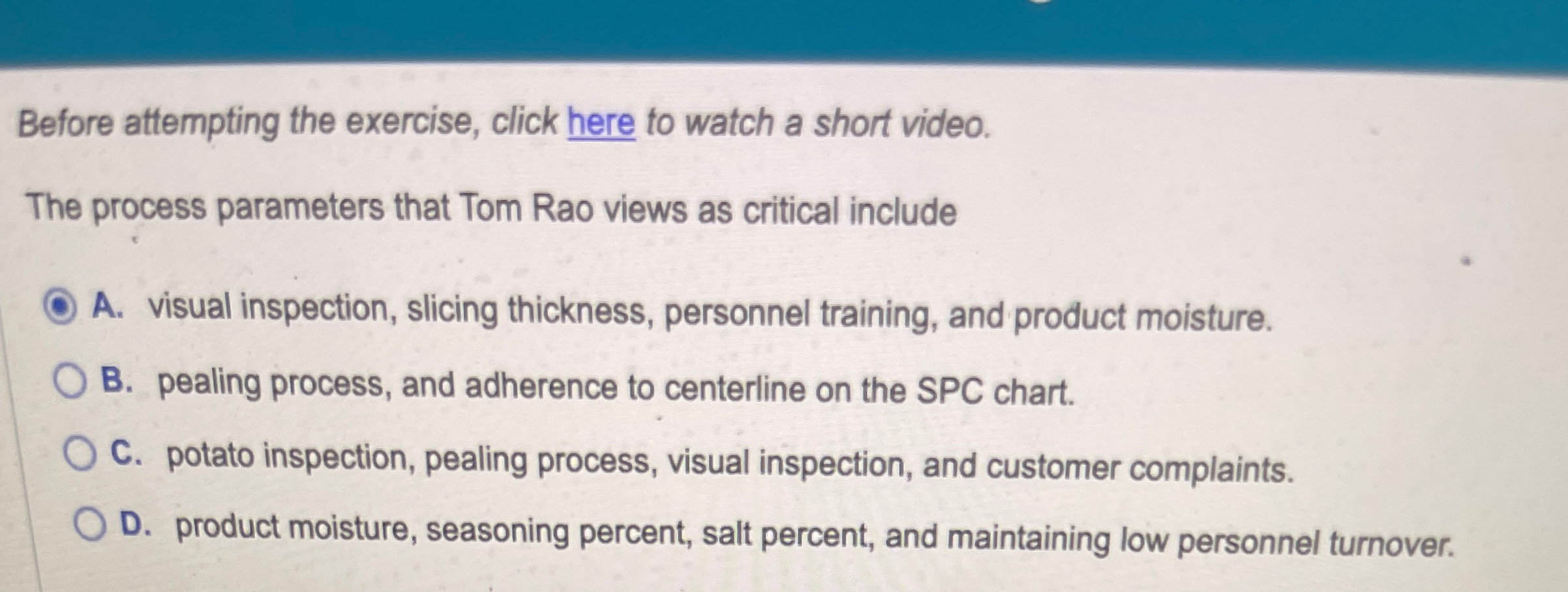 Solved Before attempting the exercise, click here to watch a | Chegg.com