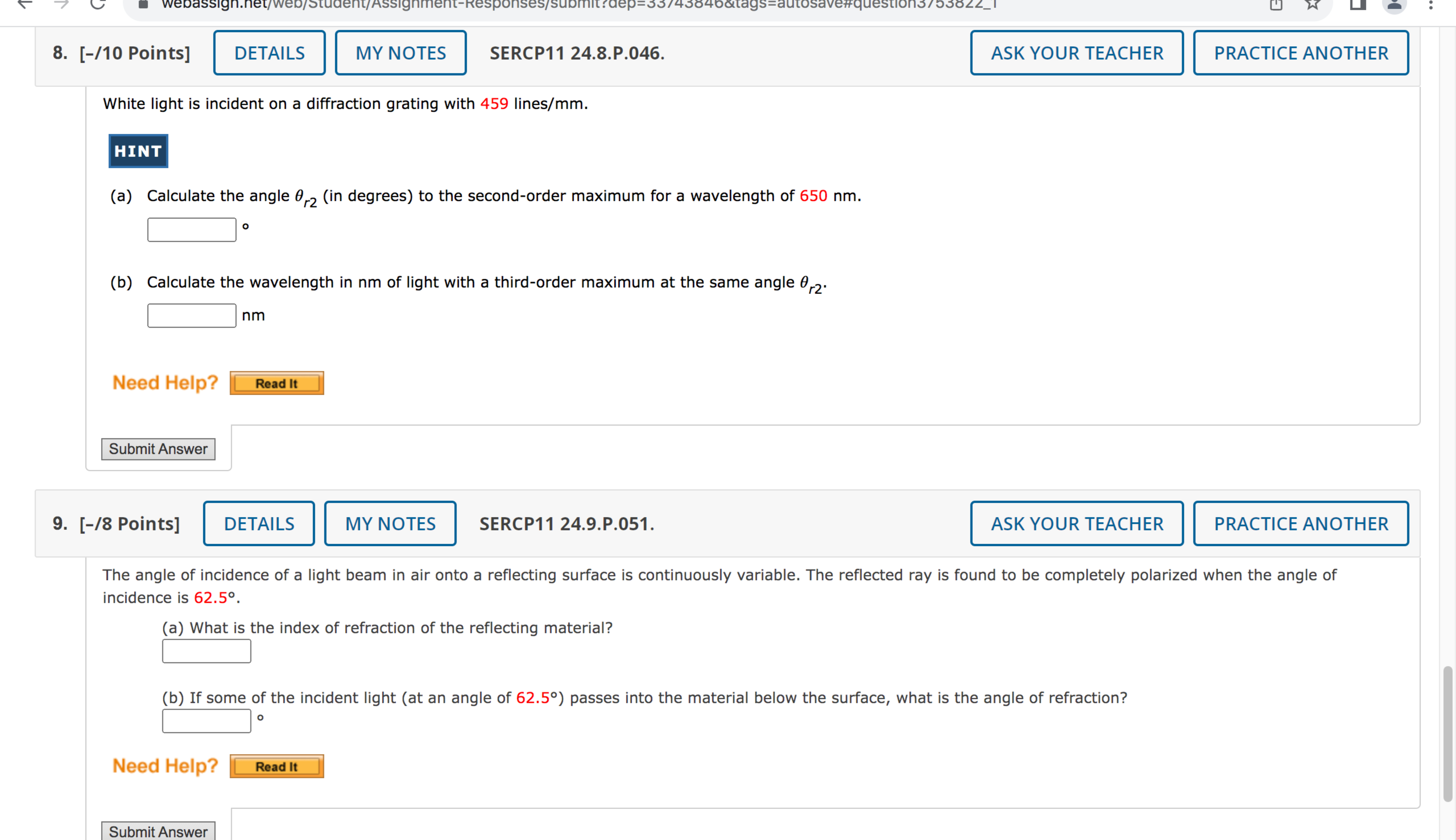 Solved In the following three scenarios, an object is | Chegg.com