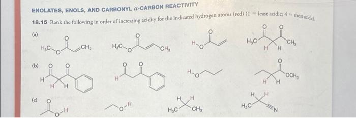 Solved ENOLATES, ENOLS, AND CARBONYL α-CARBON REACTIVITY | Chegg.com