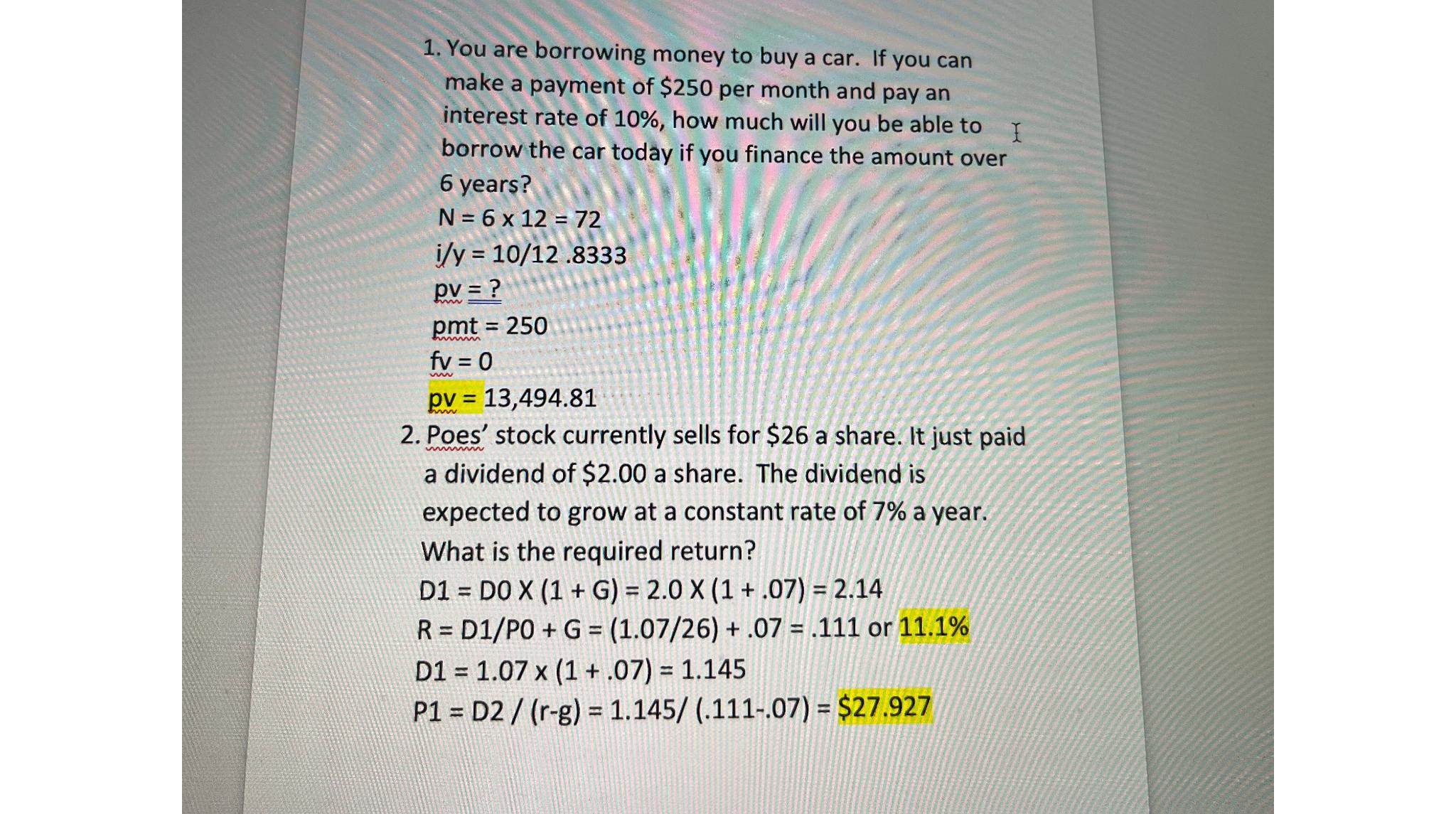Solved did i solve this correctly? | Chegg.com
