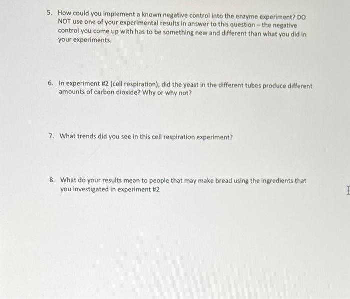 Solved Experiment 1: Catalase Activity Under Different | Chegg.com