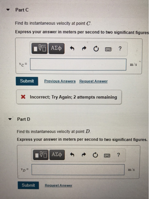 Solved A test car travels in a straight line along the | Chegg.com