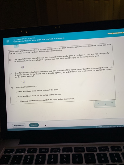 Solved CONSUMER MATHEMATICS Combined effect of more than one | Chegg.com