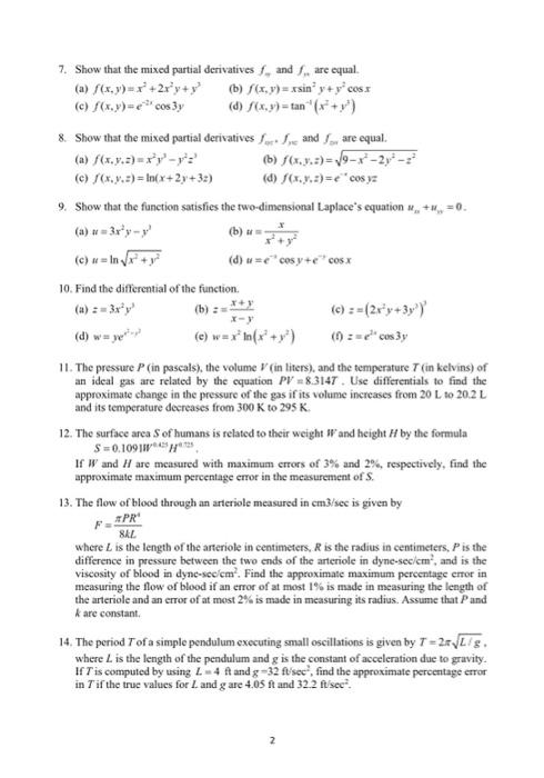Solved 1. Let f(x,y)=x2+2y2. (a) Find f2(2,1) and f,(2,1). | Chegg.com