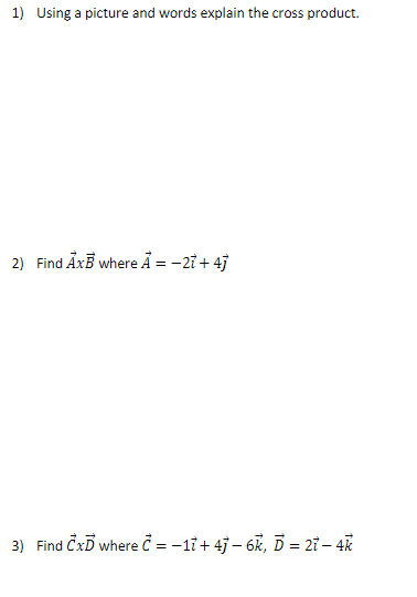 Solved Using a picture and words explain the cross | Chegg.com