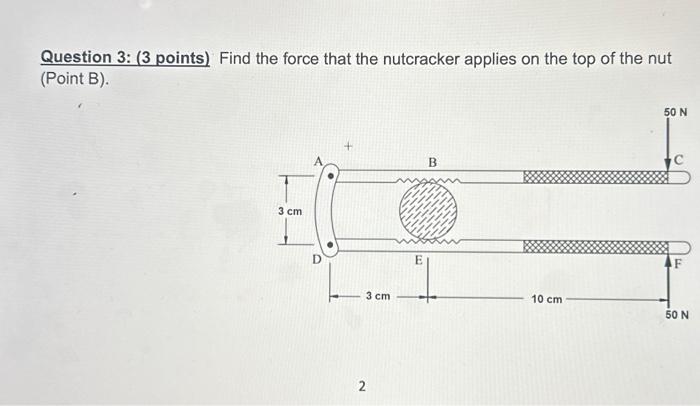 Solved Question 3: (3 points) Find the force that the | Chegg.com Solved Question 3: (3 points) Find the force that the | Chegg.com