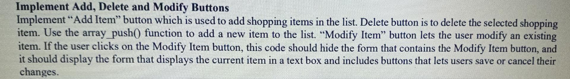 Solved You are required to develop a PHP web application to | Chegg.com