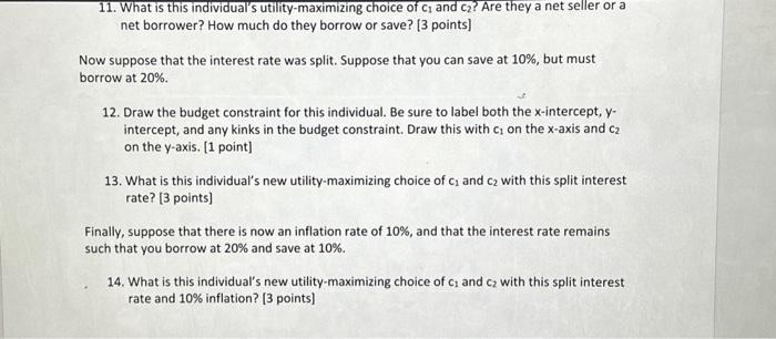 Solved Problem 3: The Intertemporal Savings Model [10 | Chegg.com