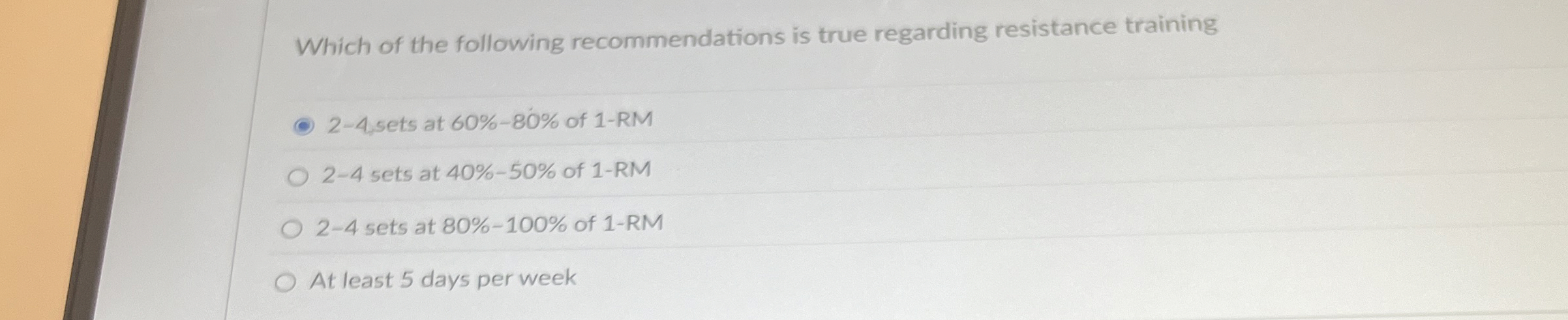 Solved Which of the following recommendations is true | Chegg.com