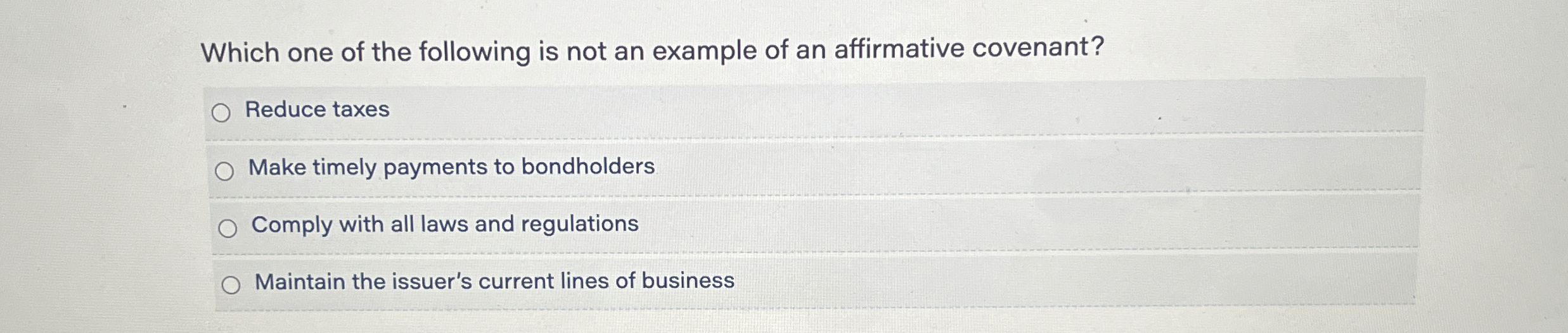 Solved Which one of the following is not an example of an | Chegg.com