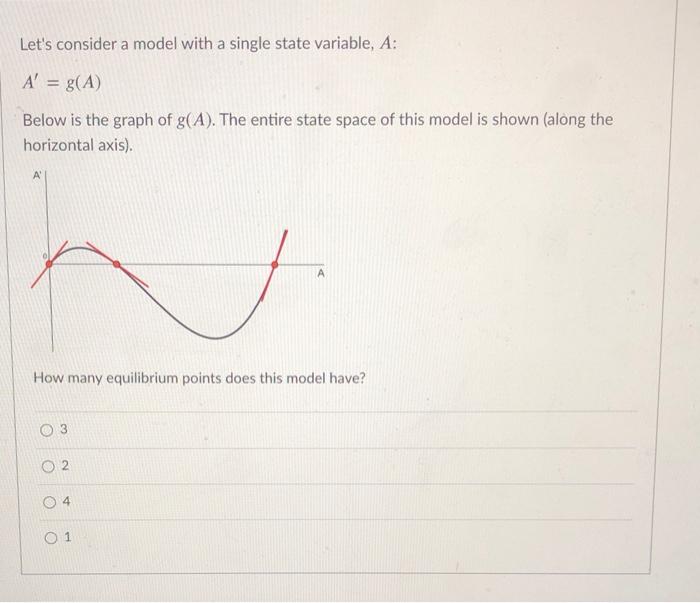 Solved Let's consider a model with a single state variable, | Chegg.com