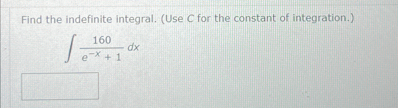 Solved Find the indefinite integral. (Use C for the constant | Chegg.com