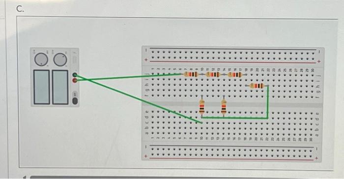 Solved To build the above circuit on a breadboard, which of | Chegg.com