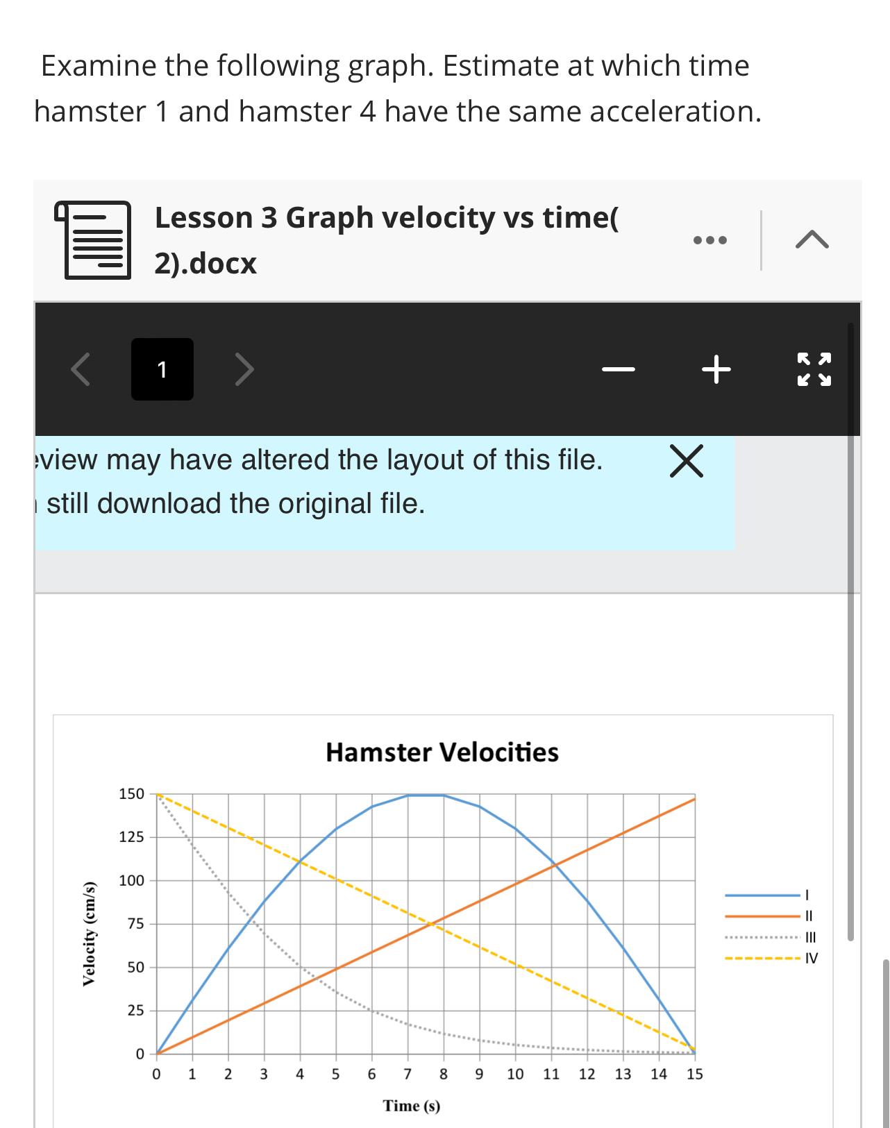 Solved Examine the following graph. Estimate at which time | Chegg.com