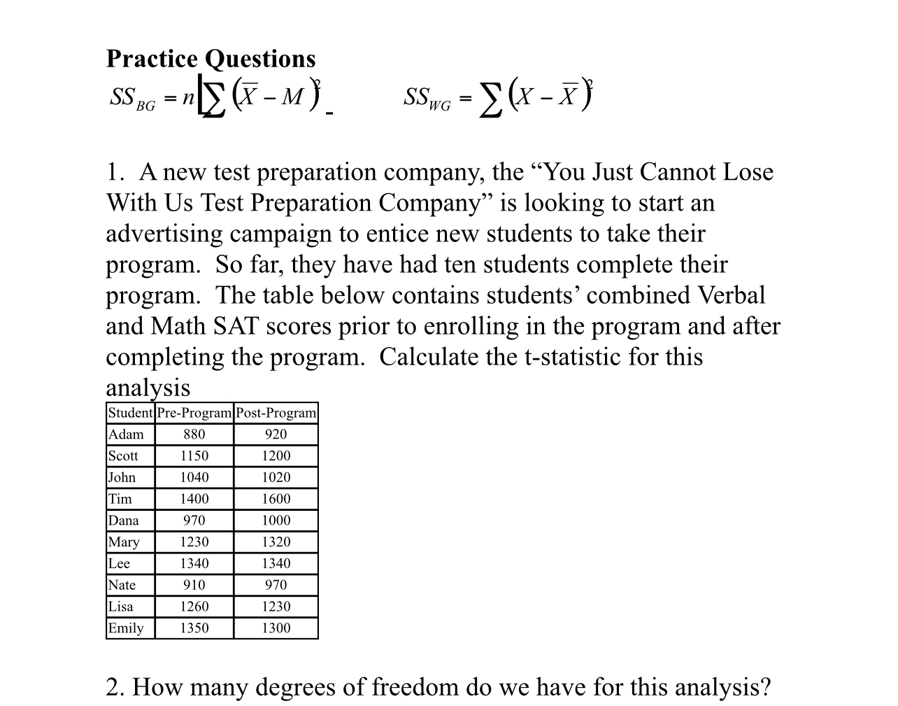 Solved Please answer questions #1 and 2 below and show all | Chegg.com Solved Please answer questions #1 and 2 below and show all | Chegg.com