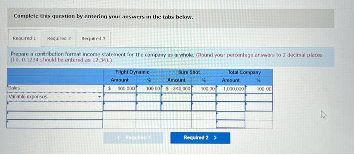 Solved Exercise 6-12 (Algo) Multiproduct Break-Even Analysis | Chegg.com