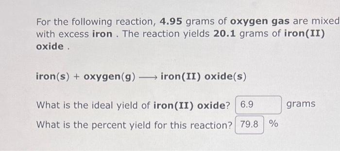 Solved For the following reaction, 3.57 grams of silver | Chegg.com