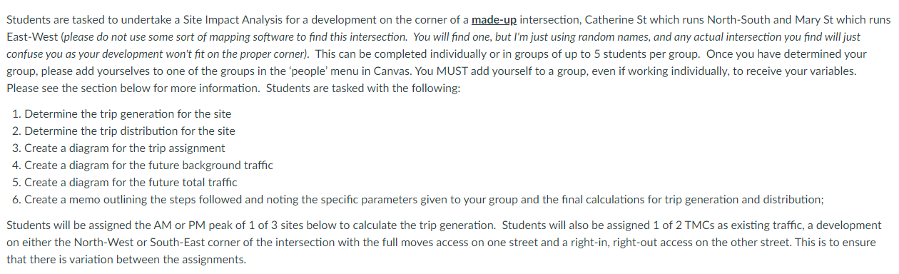 Solved Trip Generation:Using the Transportation Planning | Chegg.com