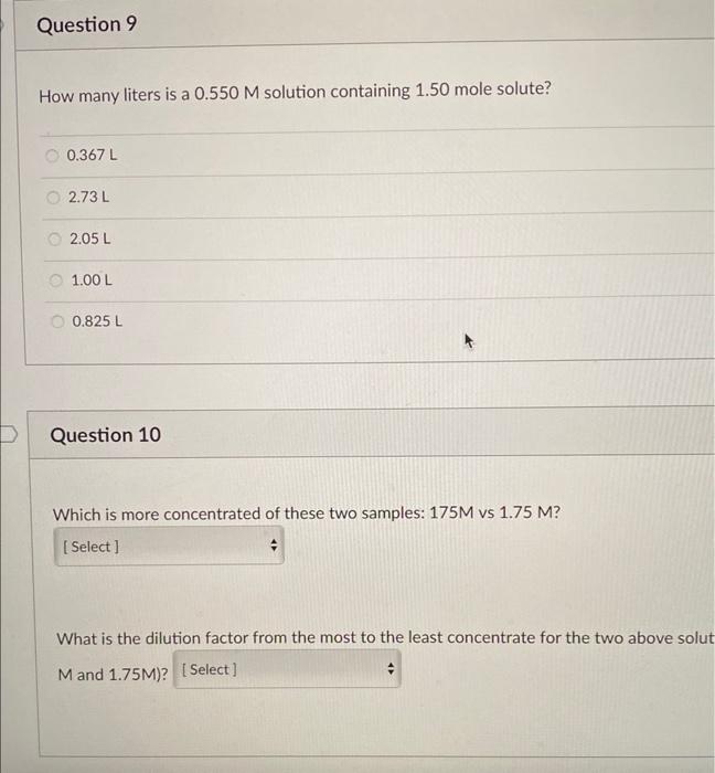 Solved How many moles of solute is needed to make 1 L of a | Chegg.com