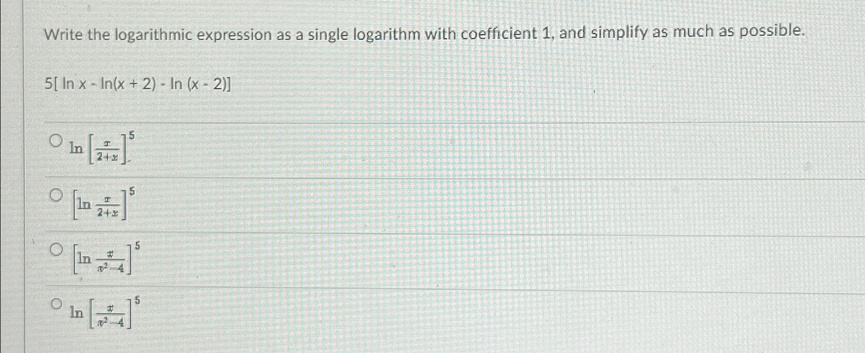 Solved Write the logarithmic expression as a single | Chegg.com