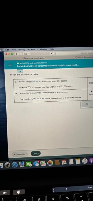 File Edit View esc History Bookmarks Window Help | Chegg.com