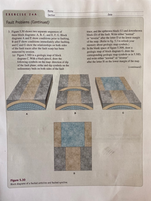 Solved Nome EXERCISE 24 A Section Date Fault Problems | Chegg.com