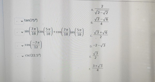 Solved QUESTION 4 Use trig identity to determine the exact | Chegg.com