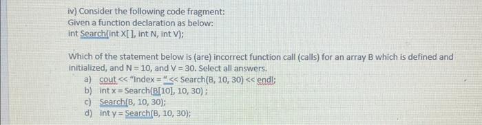 Solved 1. which searching algorithm reuires no swapping a) | Chegg.com