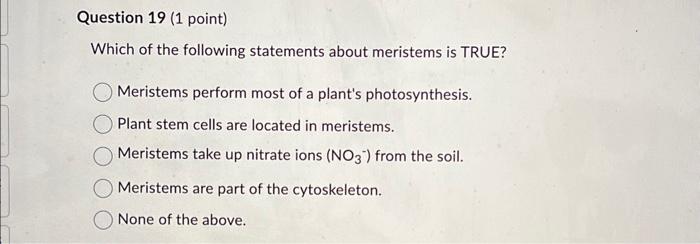 Solved Which of following lists the correct developmental | Chegg.com