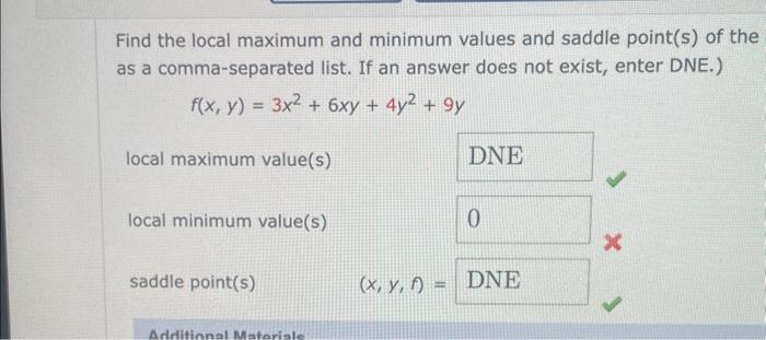 Solved find the local maximum and minimum values and | Chegg.com