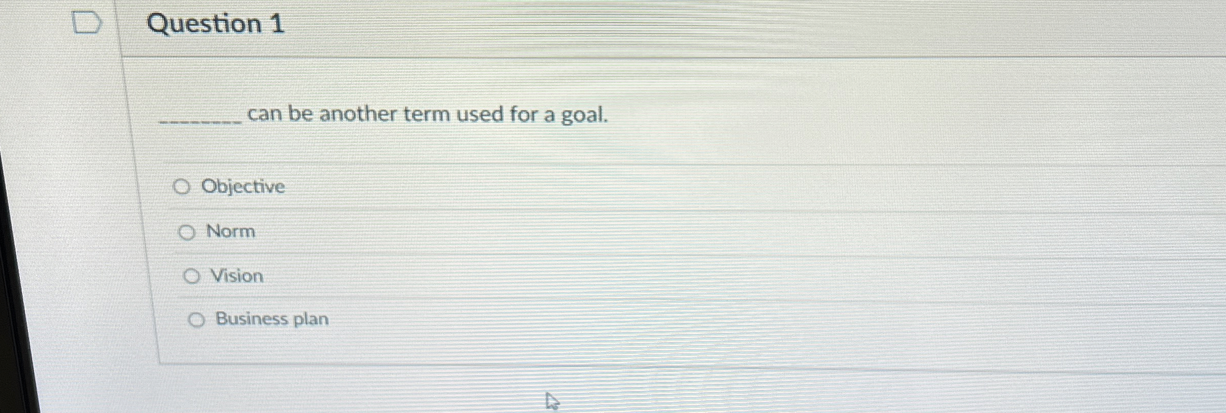 Solved Question 1can be another term used for a | Chegg.com