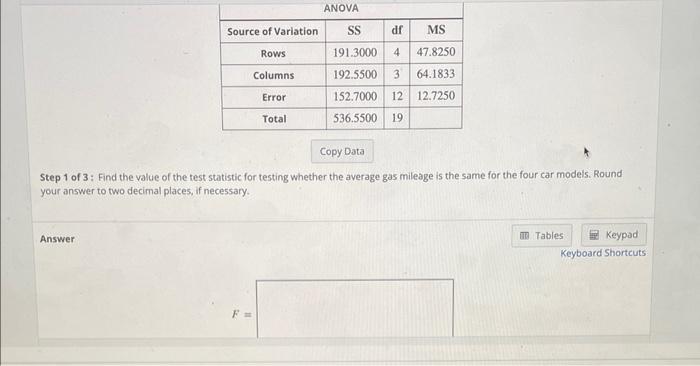Solved A car dealer is interested in comparing the average | Chegg.com