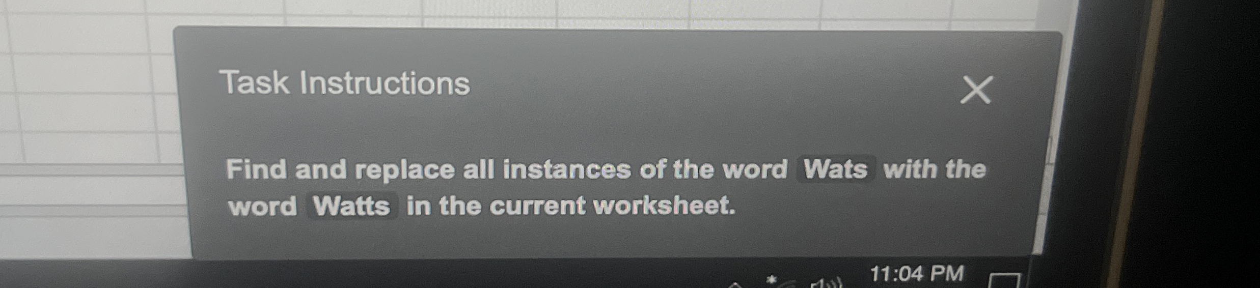 Task InstructionsFind and replace all instances of | Chegg.com