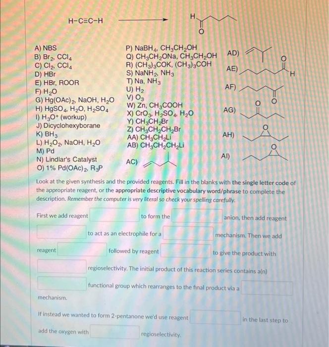 Solved Fill in the blanks with the single letter code of the | Chegg.com