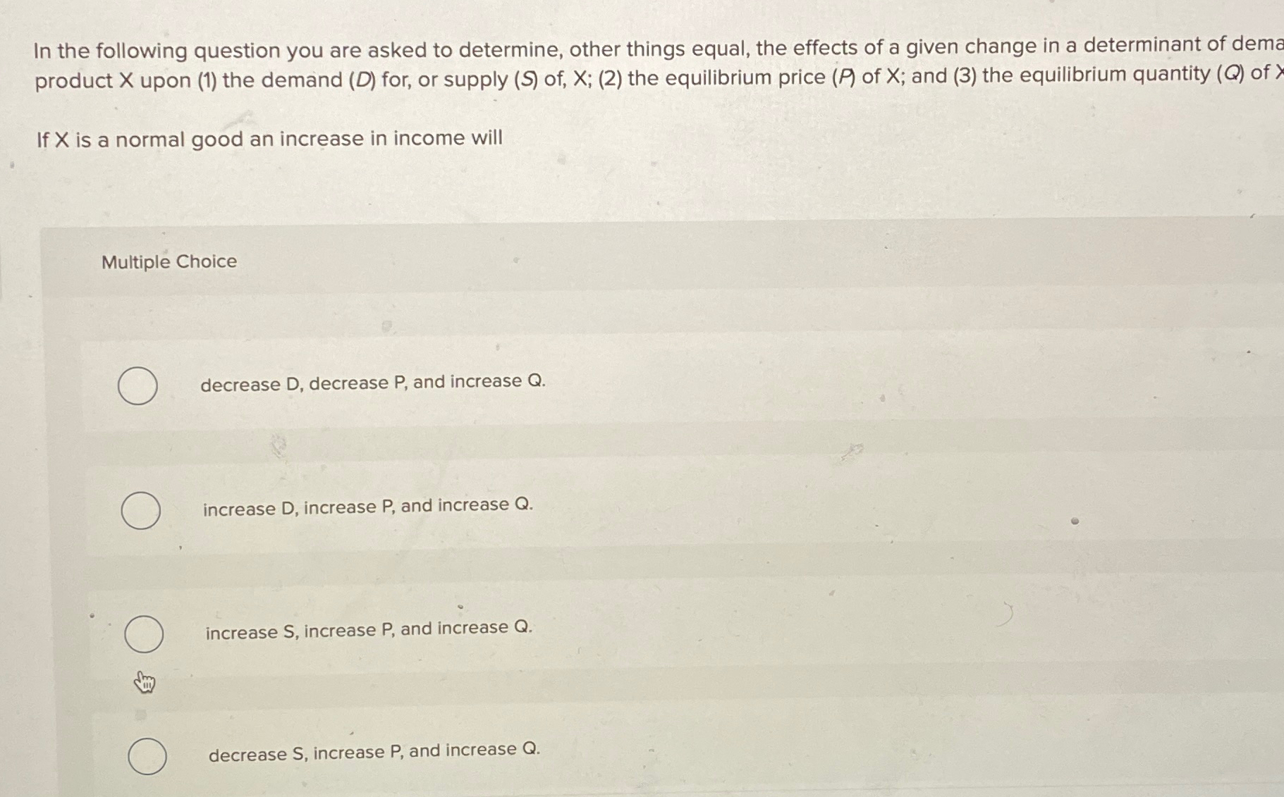 Solved In the following question you are asked to determine, | Chegg.com