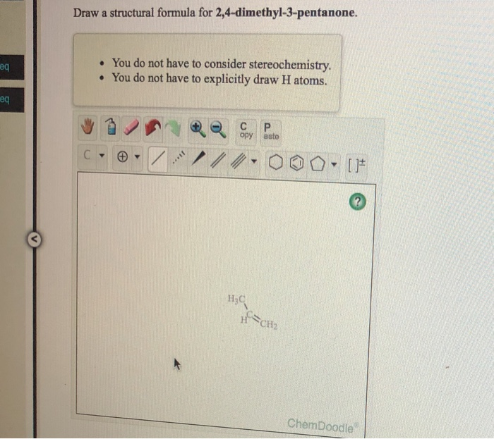 Solved Draw a structural formula for | Chegg.com