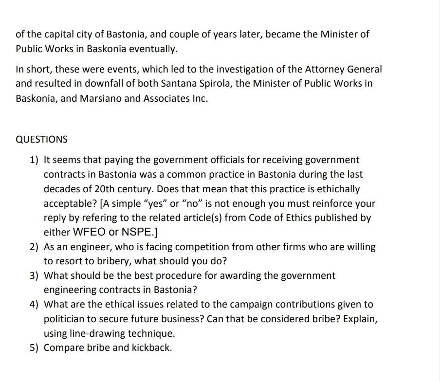 Solved of the capital city of Bastonia, and couple of years | Chegg.com