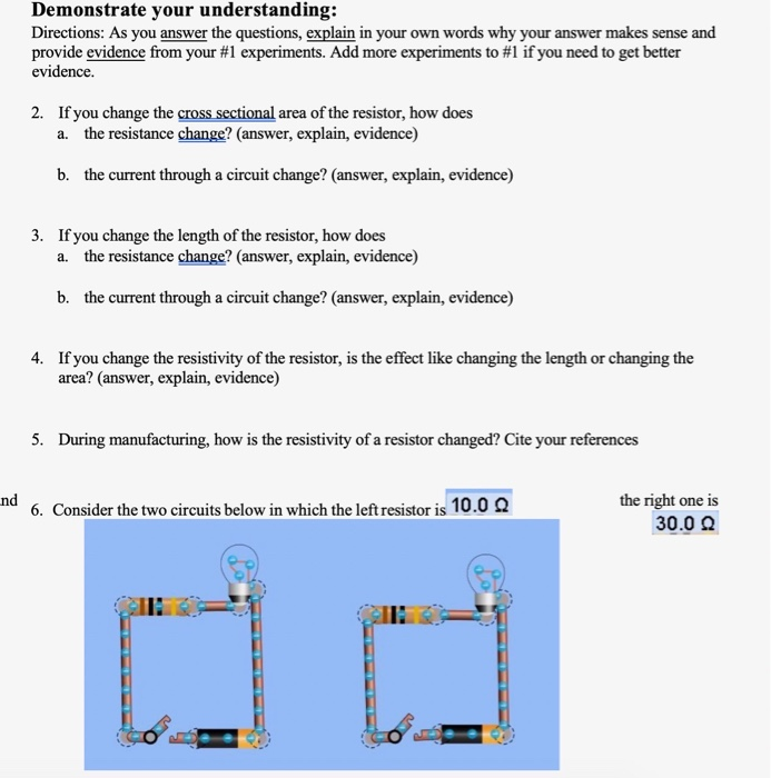 Solved Develop your understanding: 1. Open Resistance in a | Chegg.com