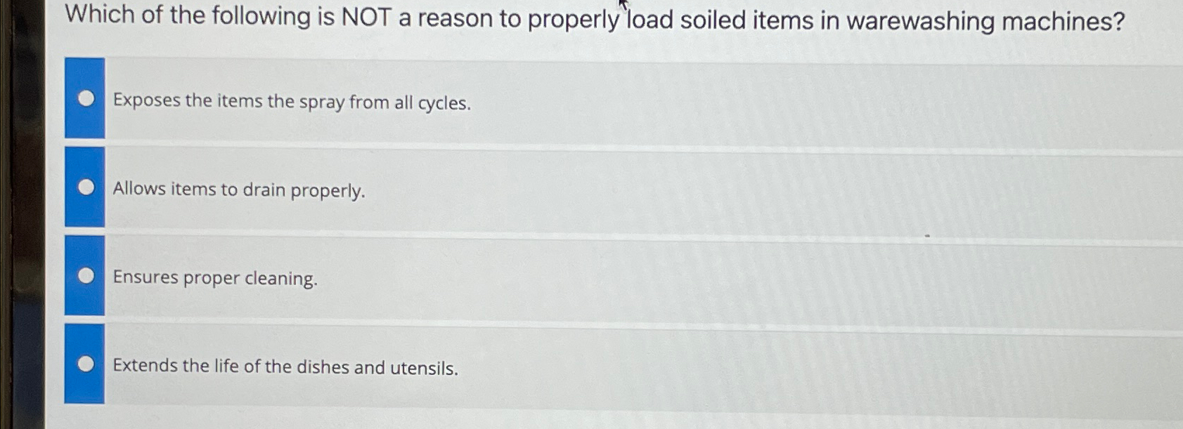 Solved Which of the following is NOT a reason to properly | Chegg.com