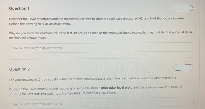 Solved Draw out the Lewis structures and the mechanistic | Chegg.com