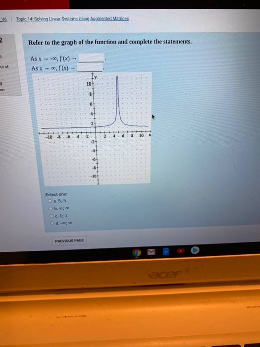 Solved _V6 Topic 14: Solving Linear Systems Using Augmented | Chegg.com