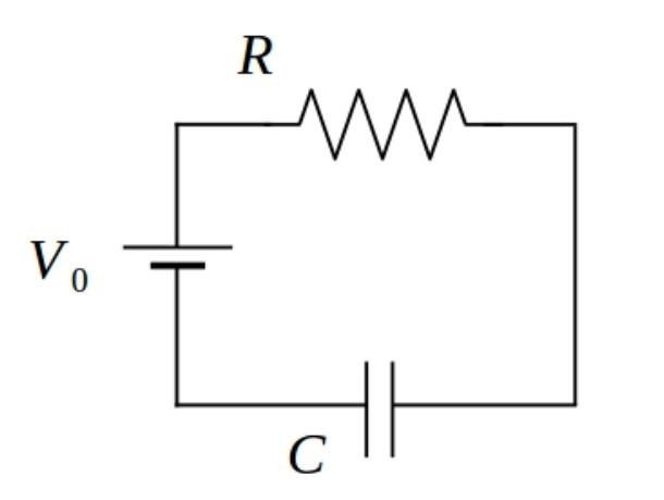 Solved Let's look at the RC-(DC) circuit shown in the | Chegg.com