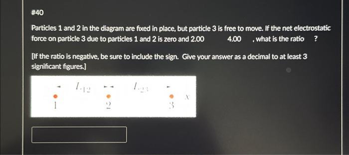 Solved Particles 1 and 2 in the diagram are fixed in place, | Chegg.com